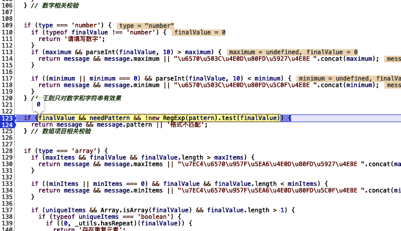 [BUG]表单类型为number 输入值为0时没有触发pattern校验 · Issue #150 · alibaba/x-render · GitHub